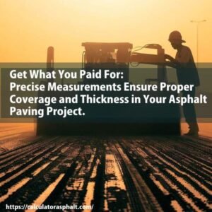 How To Calculate Accurate Asphalt Quantity For Road Construction