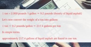 How Many Asphalt Gallons Or Tons Are Required? Get The Answer