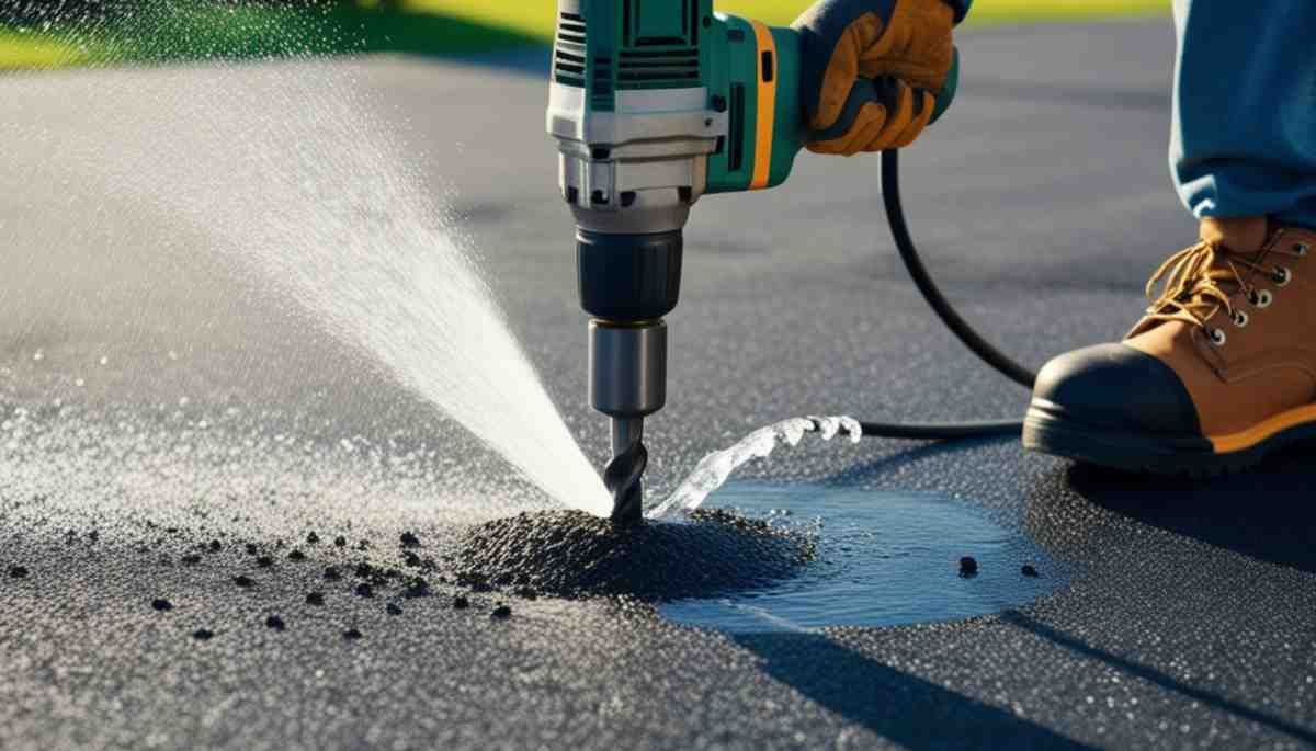 What Drill Bit Can Drill Asphalt Driveway?
